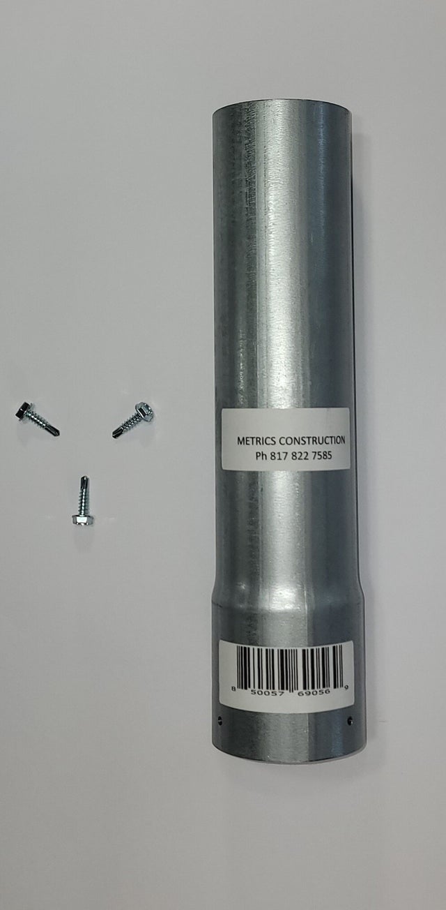 Fence Height Post Extender 1-5/8", 1-7/8", and 2-3/8" dia. Increase up ...